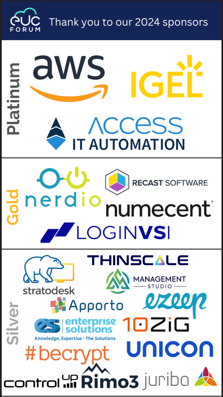26th November – Winter Meeting – EUC Forum